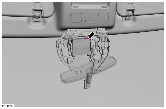 Ford Escape — Снятие и установка — Модуль обработки изображений A (IPMA ...